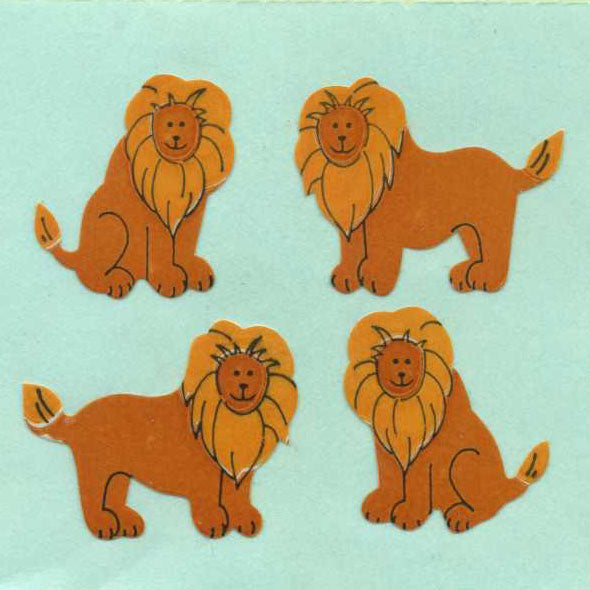 Wholesale - Pack of 12 Paper Stickers - Lions – Stickermagic UK