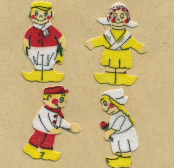 Pack of Furrie Stickers - Dutch Boy & Girl – Stickermagic UK