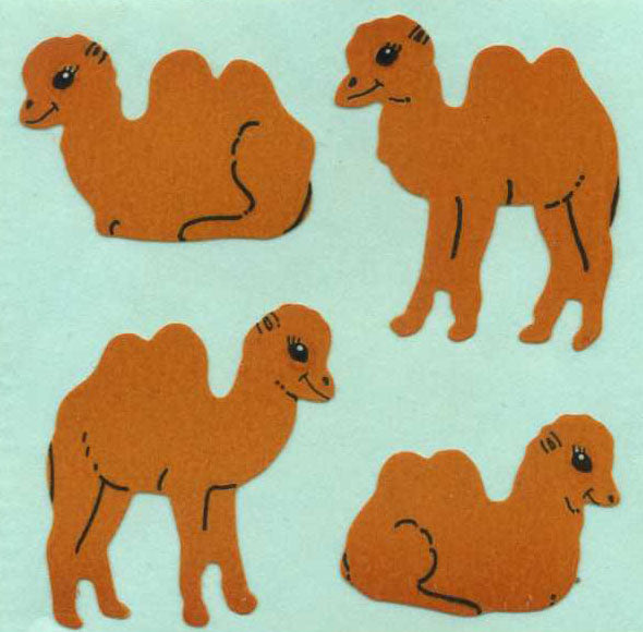 Pack of Paper Stickers - Camels – Stickermagic UK