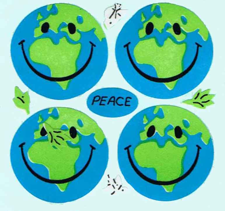 Pack of Paper Stickers - Happy World – Stickermagic UK