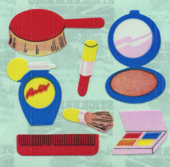 Pack of Paper Stickers - Make-up Set – Stickermagic UK