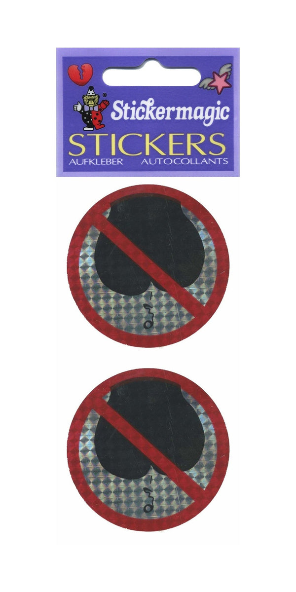 Pack of Prismatic Stickers - Prohibitive Designs – Stickermagic UK